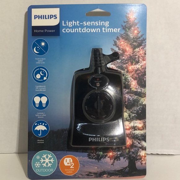 Philips | Other | Philips Outdoor Light Sensing Countdown Timer | Poshmark